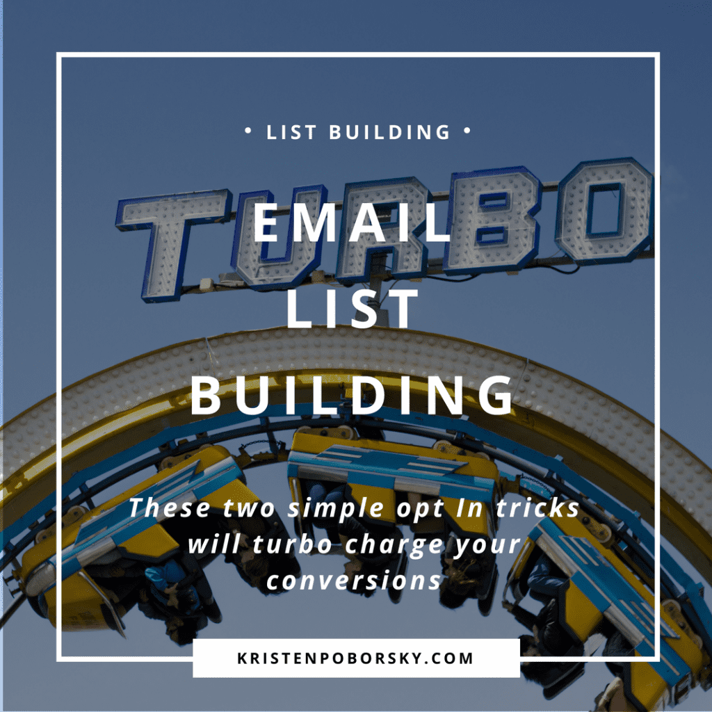 List Building Tip: Two Simple Opt In Tips To Turbo Charge Your ...