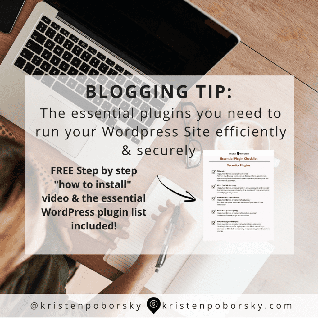 How to Install WordPress Plugins in 5 Easy Steps - Kristen Poborsky.com
